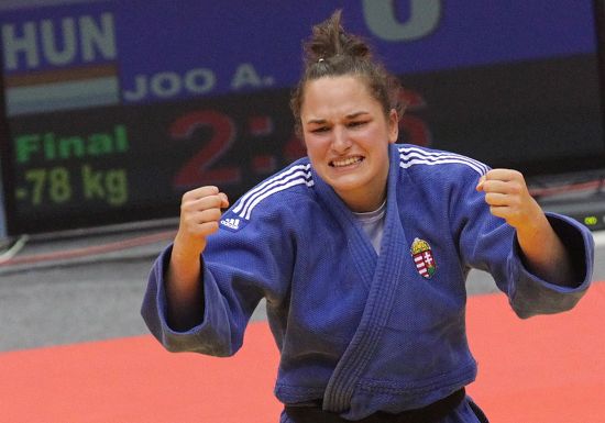 Abigel Joo Hungary Celebrates Her Victory Editorial Stock Photo - Stock ...
