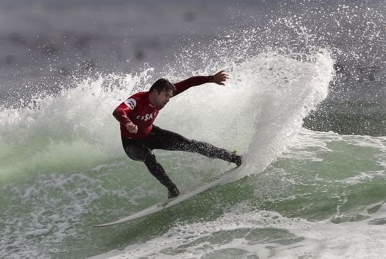 Dan Redman Surfs During South African Editorial Stock Photo - Stock ...