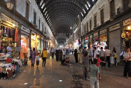 Syrian People Shop One Damascus Souks Editorial Stock Photo - Stock ...