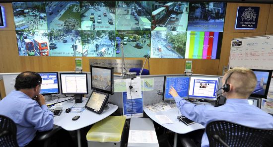 Police Man Special Operations Room London Editorial Stock Photo - Stock ...