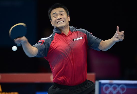 Austrias Weixing Chen Plays Against Adrien Editorial Stock Photo ...