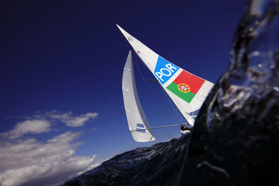 Portugual Star Class Sailing Crew During Editorial Stock Photo - Stock ...