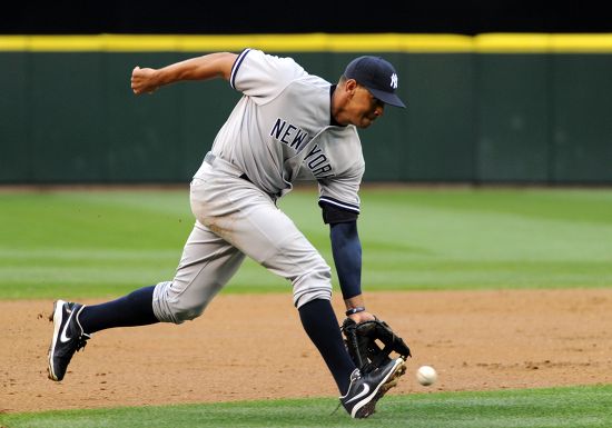 New York Yankee Alex Rodriguez Fields Editorial Stock Photo - Stock ...
