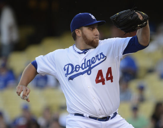 Aaron Harang Los Angeles Dodgers Delivers Editorial Stock Photo - Stock ...