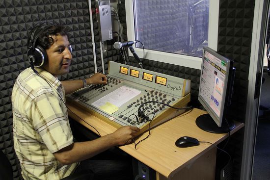 Afghan Man Sits Recording Room After Editorial Stock Photo - Stock ...