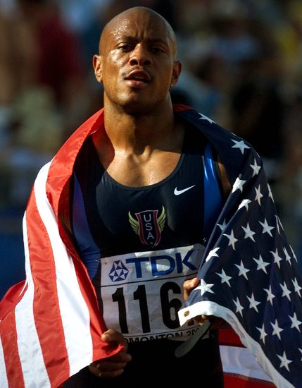 Edmonton Canada Us Sprinter Maurice Greene Editorial Stock Photo ...