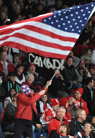 American Curling Fan Shows His Spirit Editorial Stock Photo - Stock ...