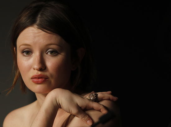 Australian Actress Emily Browning Attends Press Editorial Stock Photo ...