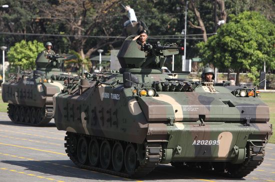 Newlycommissioned M113 Armored Personnel Carriers Apc Editorial Stock ...