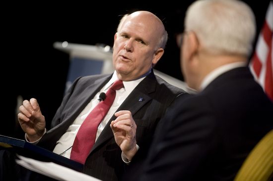 General Motors Ceo Dan Akerson Left Editorial Stock Photo - Stock Image ...