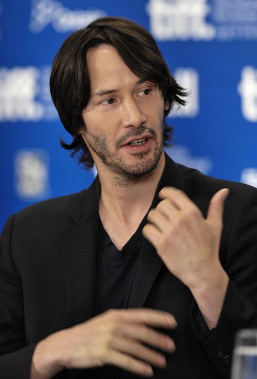 Canadian Actor Born Beirut Lebanon Keanu Foto de stock de contenido ...