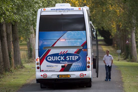 Quickstep Cycling Team Bus Arrives Teams Editorial Stock Photo - Stock ...