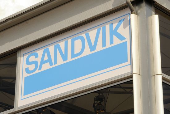 Sandvik Logo Bauma 2010 29th International Editorial Stock Photo ...