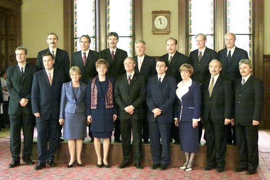 Budapest Hungary Ministers New Hungarian Government Editorial Stock ...