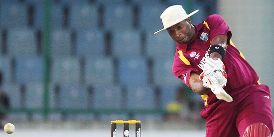 West Indies Cricketer Kieron Pollard Bats Editorial Stock Photo - Stock ...