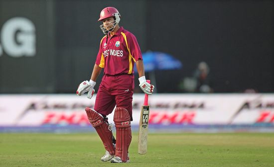 West Indies Cricketer Ramnaresh Sarwan Reacts Editorial Stock Photo ...