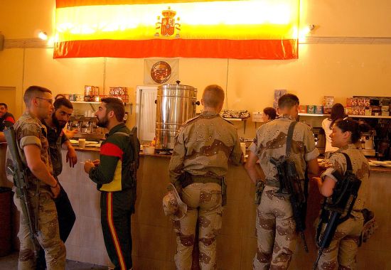 Spanish Soldiers Multinational Plus Ultra Brigade Editorial Stock Photo ...