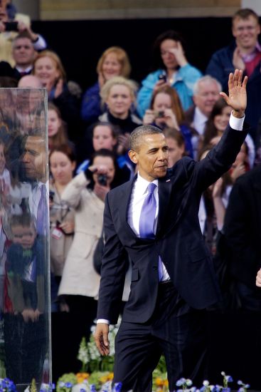 Us President Barack Obama Waves Goodbye Editorial Stock Photo - Stock ...
