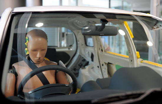 Crash Test Dummy Installed Toyota Vehicle Editorial Stock Photo - Stock ...