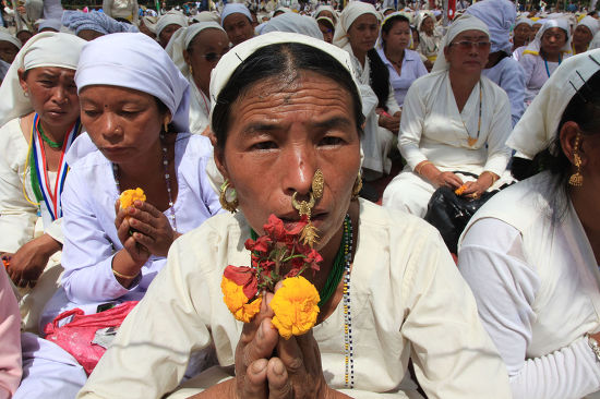 Nepalese Indigenous Kirat Tribe People Wearing Editorial Stock Photo ...