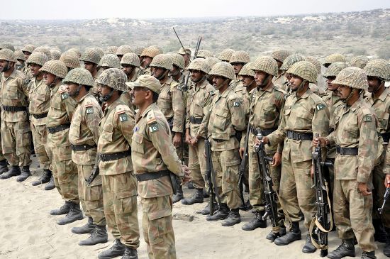 Pakistani Soldiers During Military Exercises Khudai Editorial Stock ...