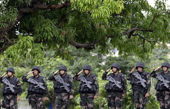 Members Elite Commando Unit Philippine National Editorial Stock Photo ...