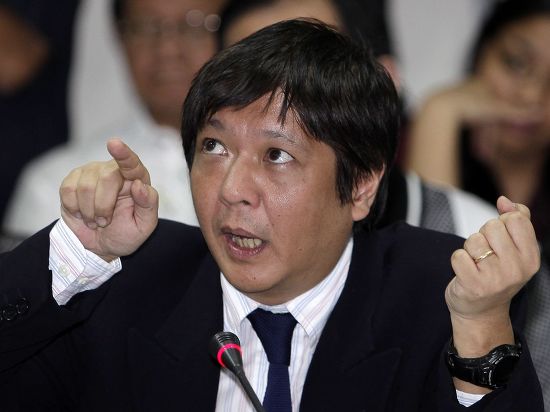Filipino Senator Ferdinand Bong Bong Marcos Editorial Stock Photo ...