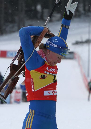 Helena Jonsson Sweden Competes Womens Biathlon Editorial Stock Photo ...