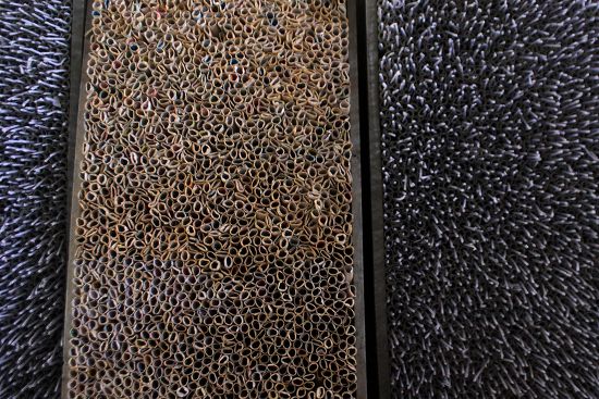 Stacks Fireworks Shells Made Paper Fuses Editorial Stock Photo - Stock ...