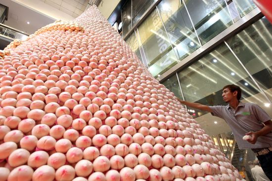 Thai Worker Works On Pile Chinese Editorial Stock Photo - Stock Image ...