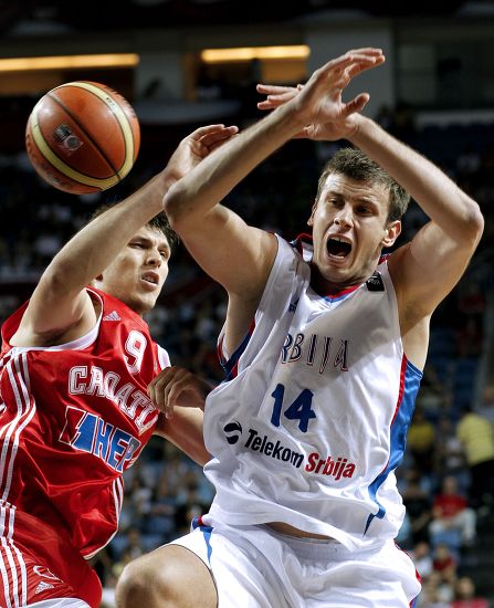 Croatias Marko Tomas L Challenges Ball Editorial Stock Photo - Stock ...