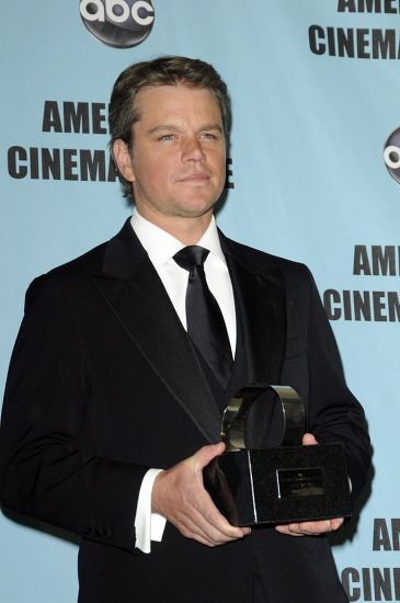 Us Actor Matt Damon His Award Editorial Stock Photo - Stock Image ...