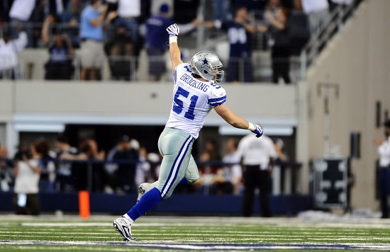 Dallas Cowboys Player Keith Brooking Celebrates Editorial Stock Photo ...