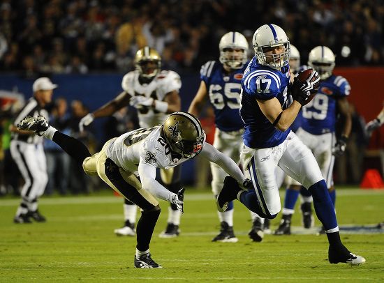 Indianapolis Colts Wide Receiver Austin Collie Editorial Stock Photo ...