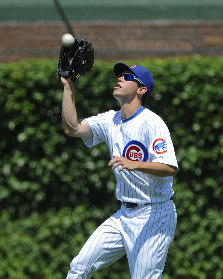 Chicago Cubs Right Fielder Tyler Colvin Editorial Stock Photo - Stock ...