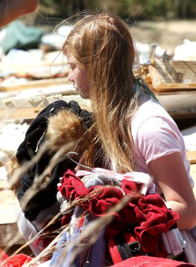 Haley Box 12 Goes Through Debris Editorial Stock Photo - Stock Image ...
