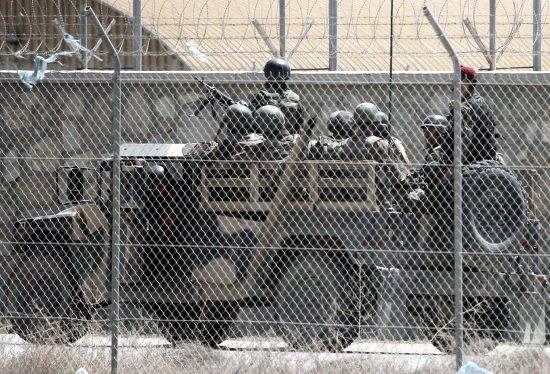 Afghan Army Soldiers Secure Military Base Editorial Stock Photo - Stock ...