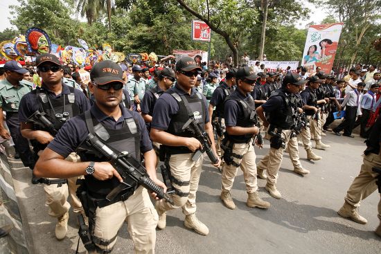 Members Bangladesh Special Weapons Tactics Swat Editorial Stock Photo ...