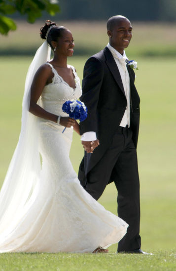 Jamelia Footballer Darren Byfield On Their Editorial Stock Photo ...