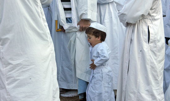 Samaritan Boy Walks His Father Elders Editorial Stock Photo - Stock ...