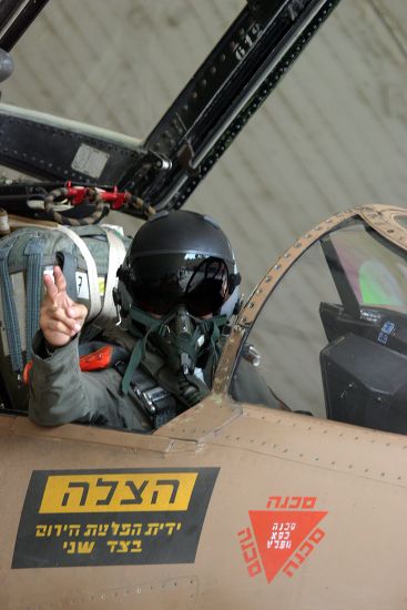 Israeli Phantom Jetfighter Pilot Prepares Training Editorial Stock ...