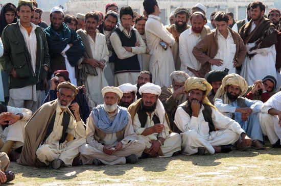 Elders Mehsud Tribe Attend Jirga Centuries Editorial Stock Photo ...