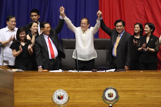 Philippine Senate President Juan Ponce Enrile Editorial Stock Photo ...