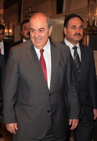 Former Iraqi Premier Ayad Allawi Arrived Editorial Stock Photo - Stock ...