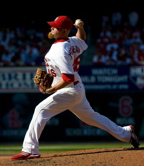St Louis Cardinals Kyle Mcclellan Delivers Editorial Stock Photo ...