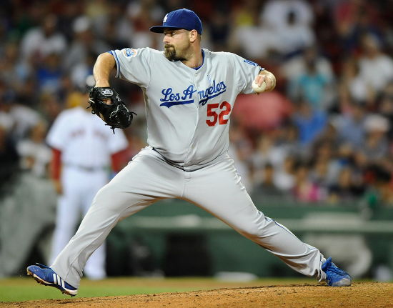 Los Angeles Dodgers Pitcher George Sherrill Editorial Stock Photo ...