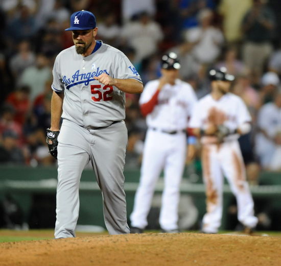 Los Angeles Dodgers Pitcher George Sherrill Editorial Stock Photo ...