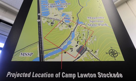 Site Map Newly Discovered Camp Lawton Editorial Stock Photo - Stock ...