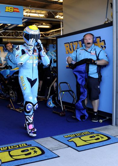 Rizla Suzuki Motogp Team Rider Alvaro Editorial Stock Photo - Stock ...