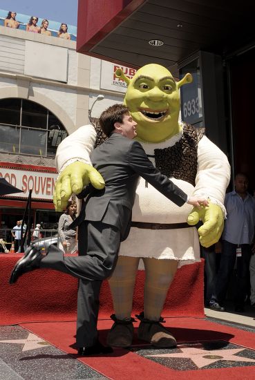 Animated Film Star Shrek Back Us Editorial Stock Photo - Stock Image ...